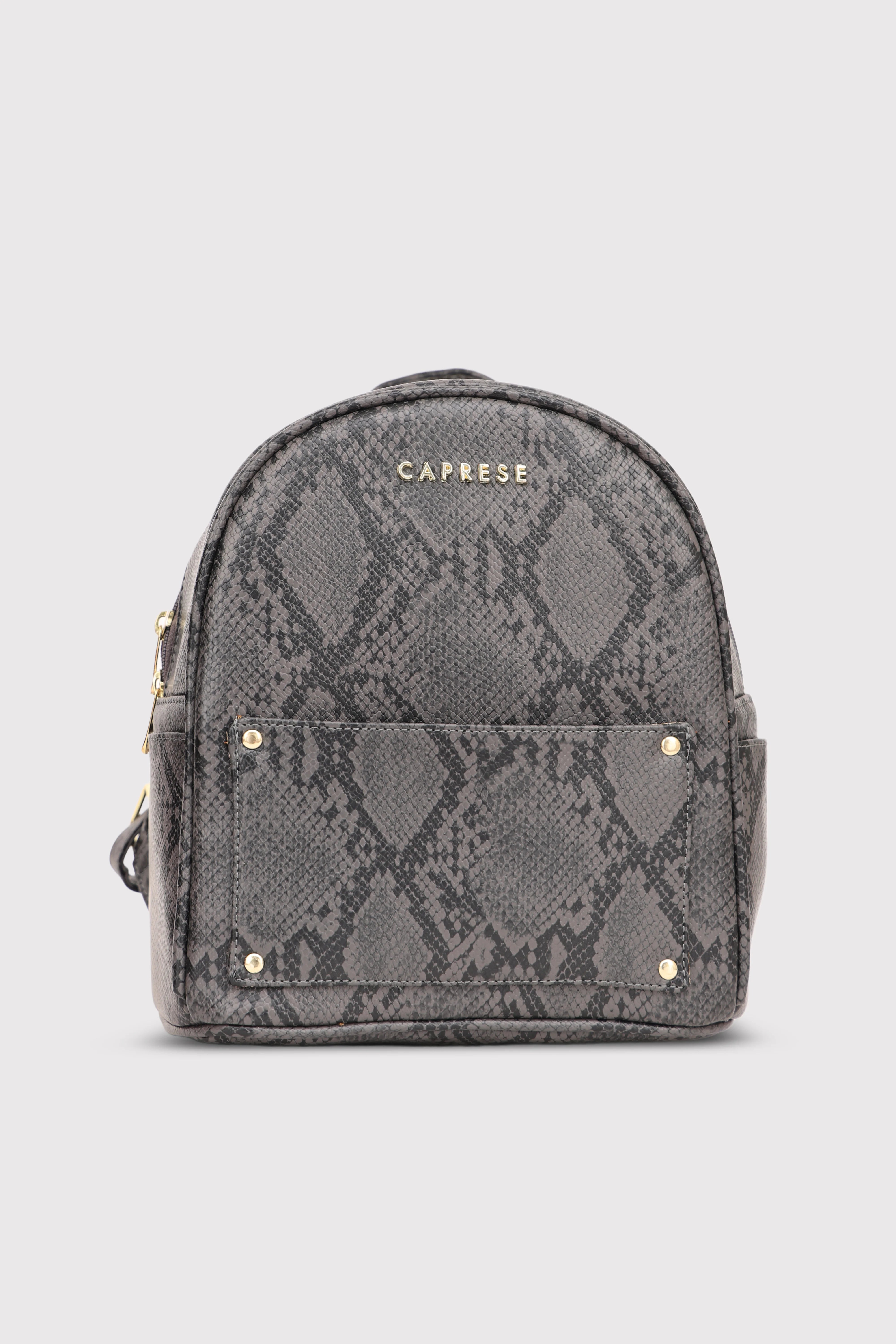 Buy Caprese Canes Small Grey Backpack @ 879 | Caprese Bags