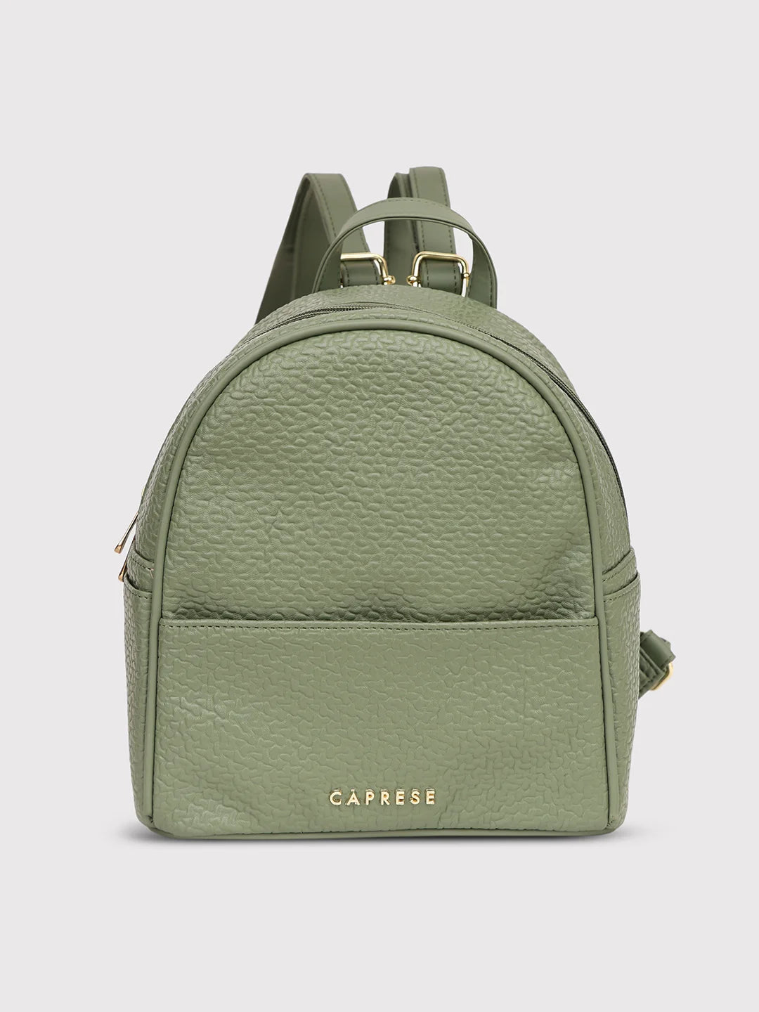 Buy Caprese Comet Small Olive Backpack @ 879 | Caprese Bags