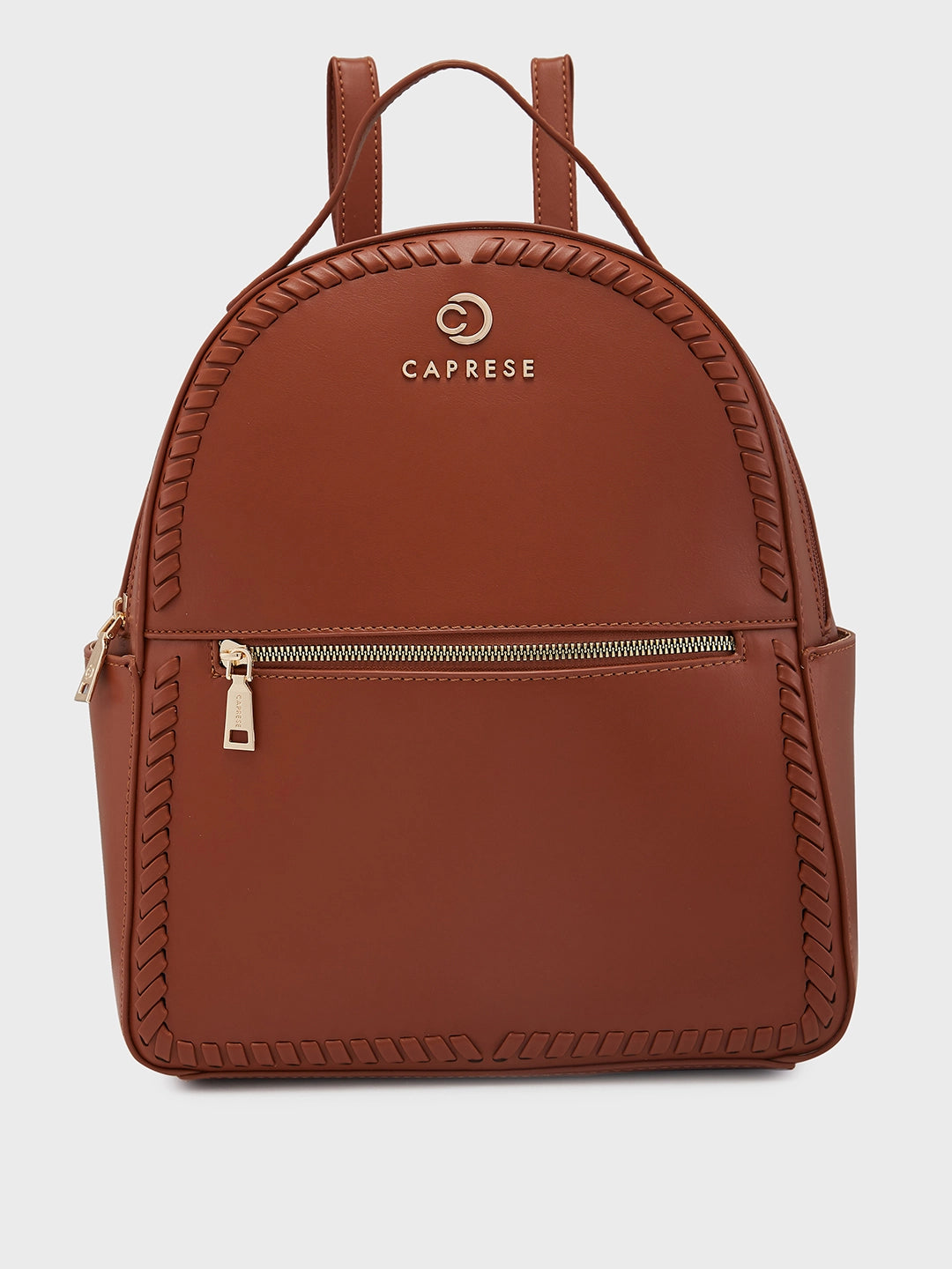 Buy Caprese Ramani Small Brown Backpack @ 1519 | Caprese Bags
