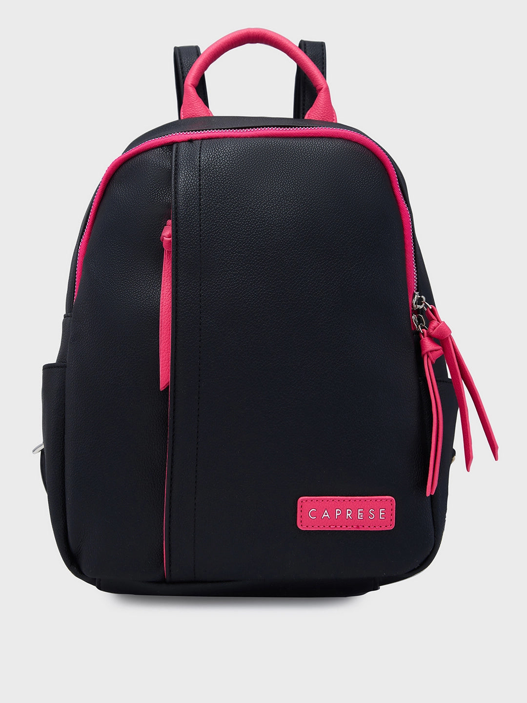 Buy Caprese Tia Medium Black Backpack @ Rs.2499 | Caprese Bags