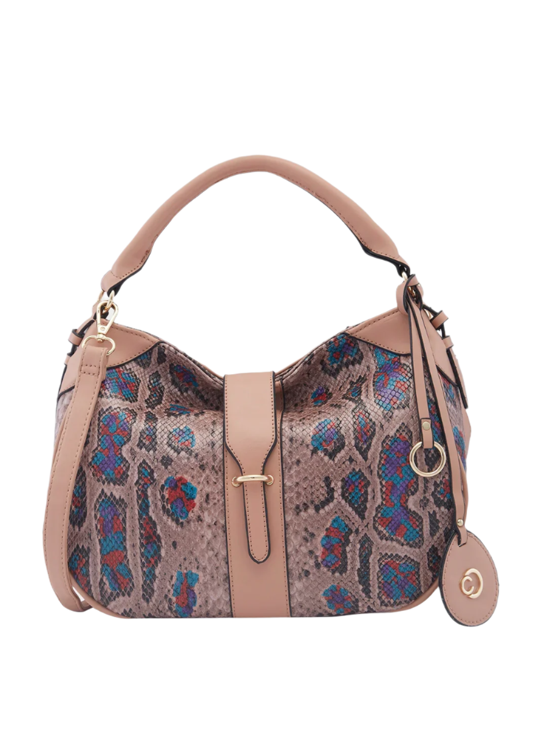 Buy Caprese Archie Medium Dusky Pink Hobo Bag 1499 Caprese Bags