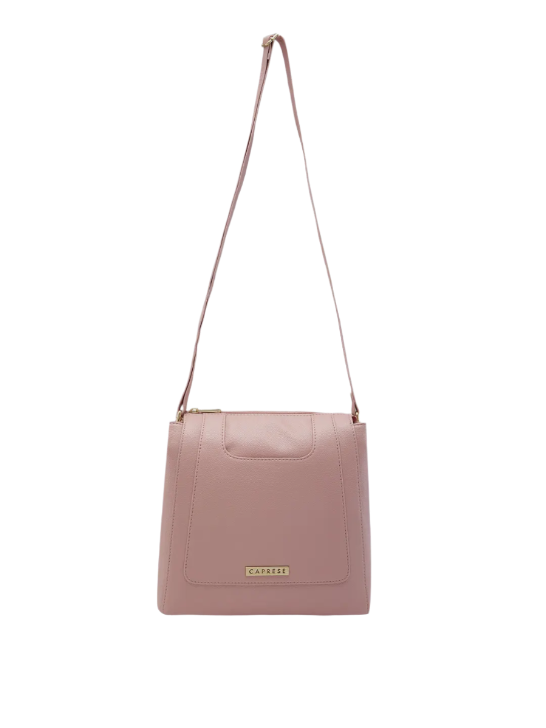 Buy Caprese Peach Medium Dull Pink Hobo Bag @ 749 | Caprese Bags