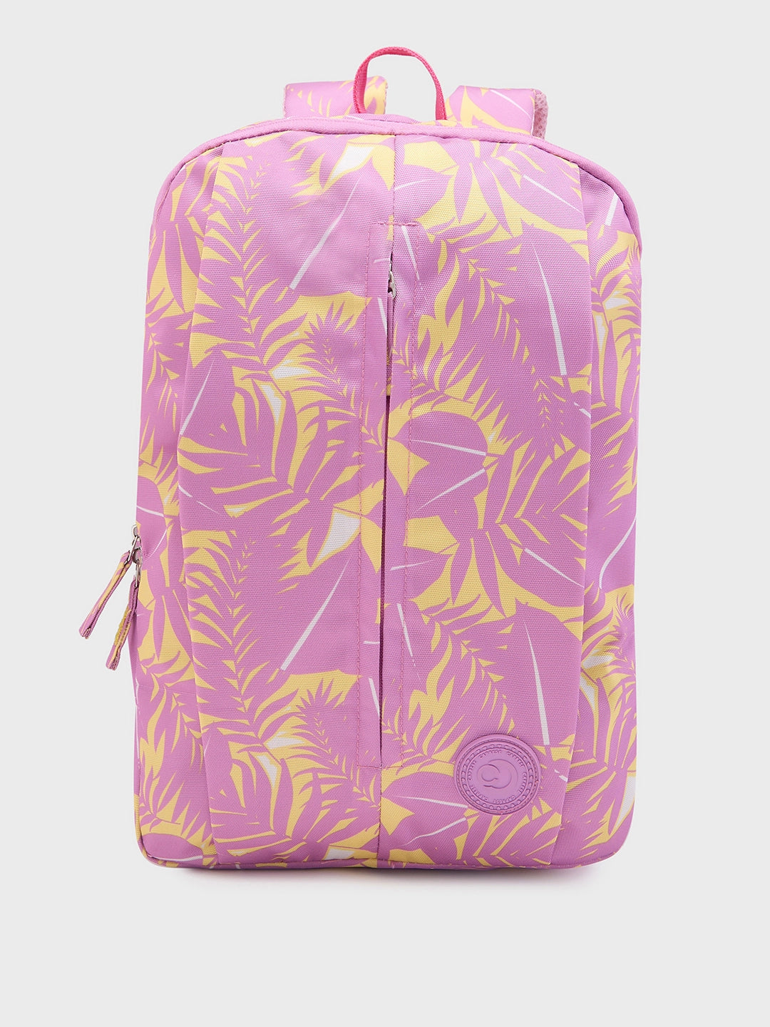 Buy Caprese Eddy Laptop Backpack Large Pink @ Rs.1699 | Caprese Bags