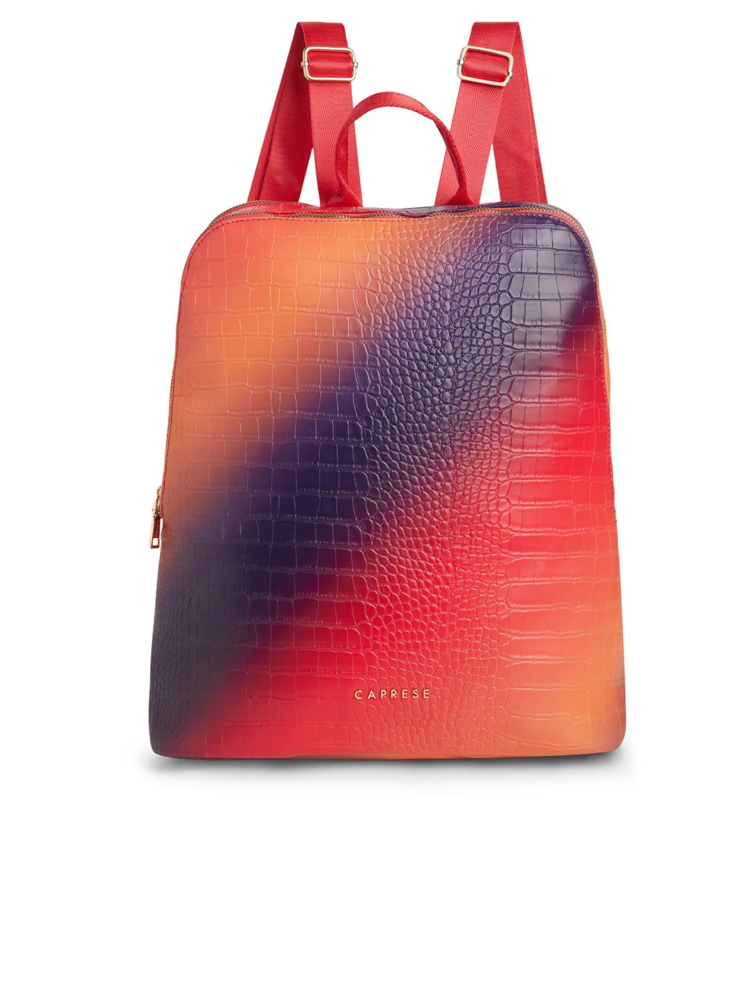 Buy Caprese Marilyn Large Red Laptop Backpack @ 2149 | Caprese Bags