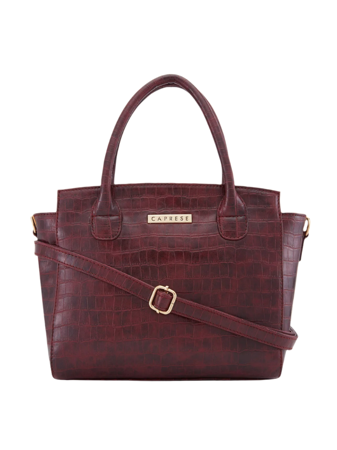 Buy Caprese Cristina Medium Cherry Satchel @ Rs.1499 | Caprese Bags