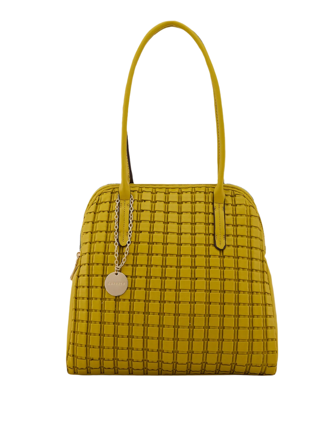 Buy Caprese Havana Large Pastel Yellow Satchel Bag @ 1749 | Caprese Bags