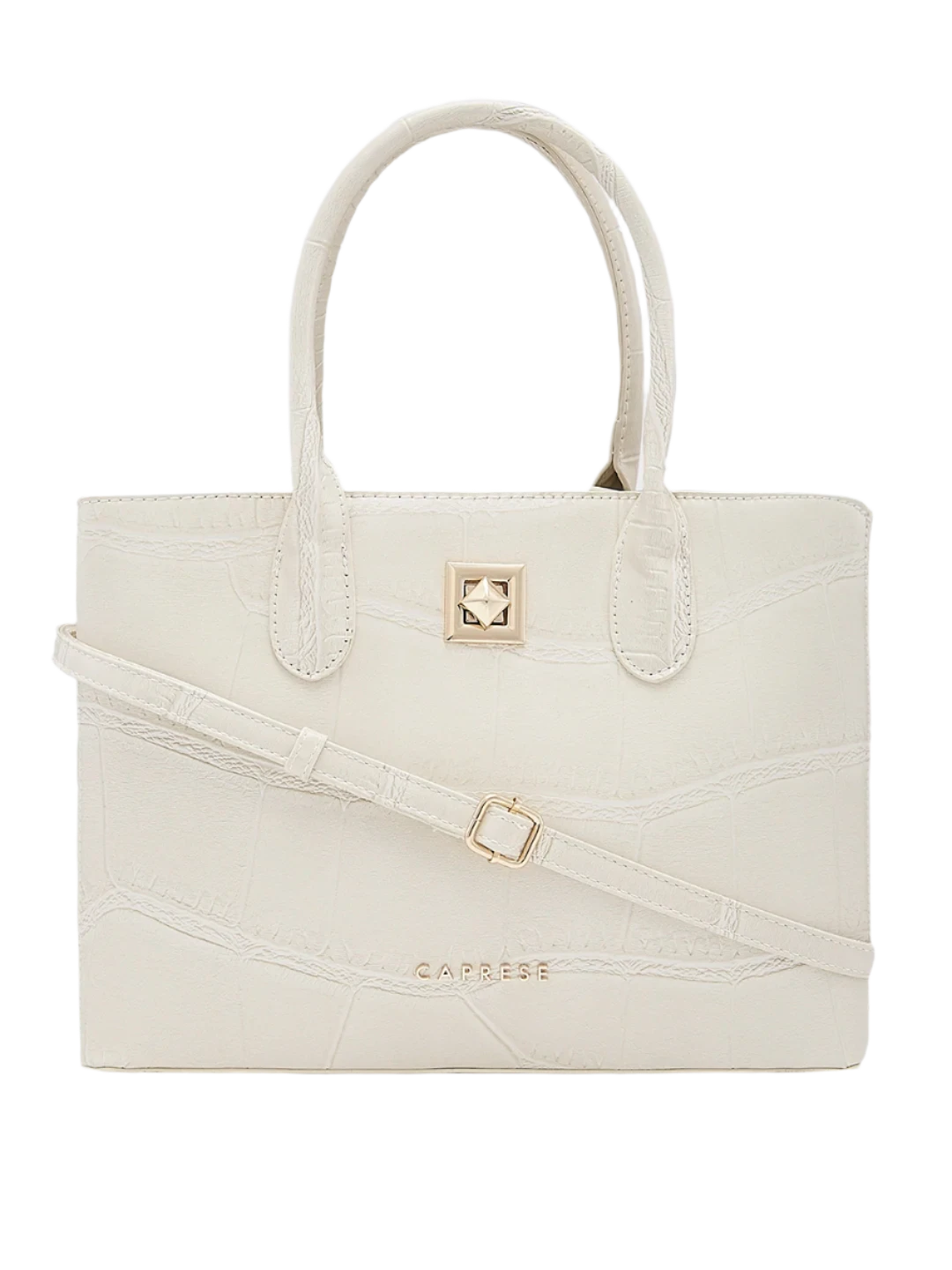 Buy Caprese Mink Small Beige Satchel Bag @ 1749 | Caprese Bags