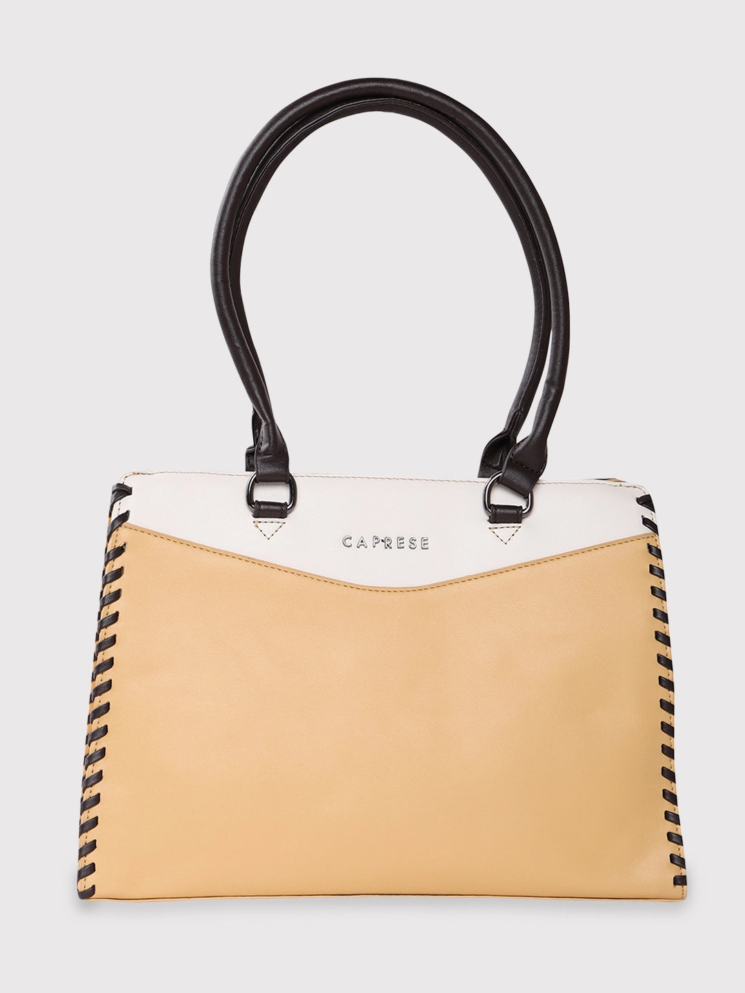 Buy Caprese Rome Medium Yellow Satchel Bag @ Rs.1224 | Caprese Bags