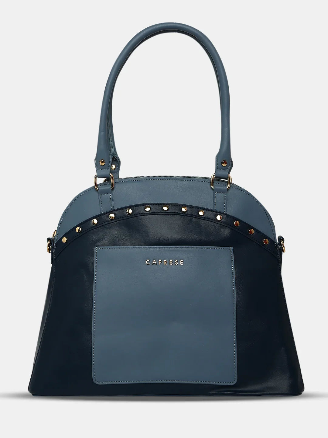 Buy Caprese Shelby Large Powder Blue Satchel Bag @ 1259 | Caprese Bags