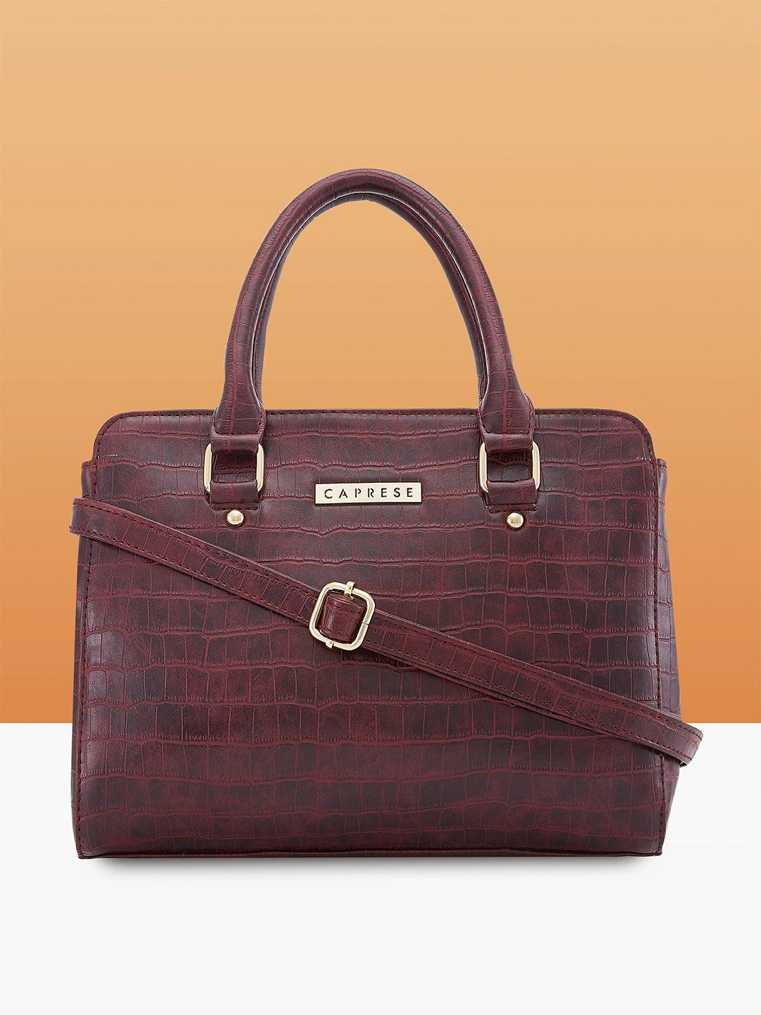 Buy Caprese Verona Small Cherry Satchel Bag @ 919 | Caprese Bags