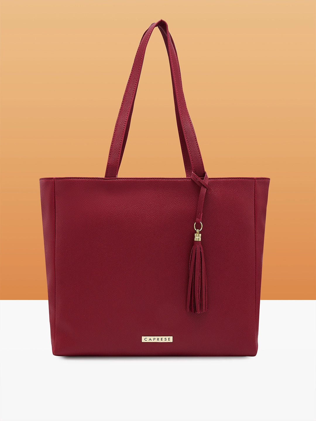 Buy Caprese Ariana Large Plum Tote Bag @ 939 | Caprese Bags