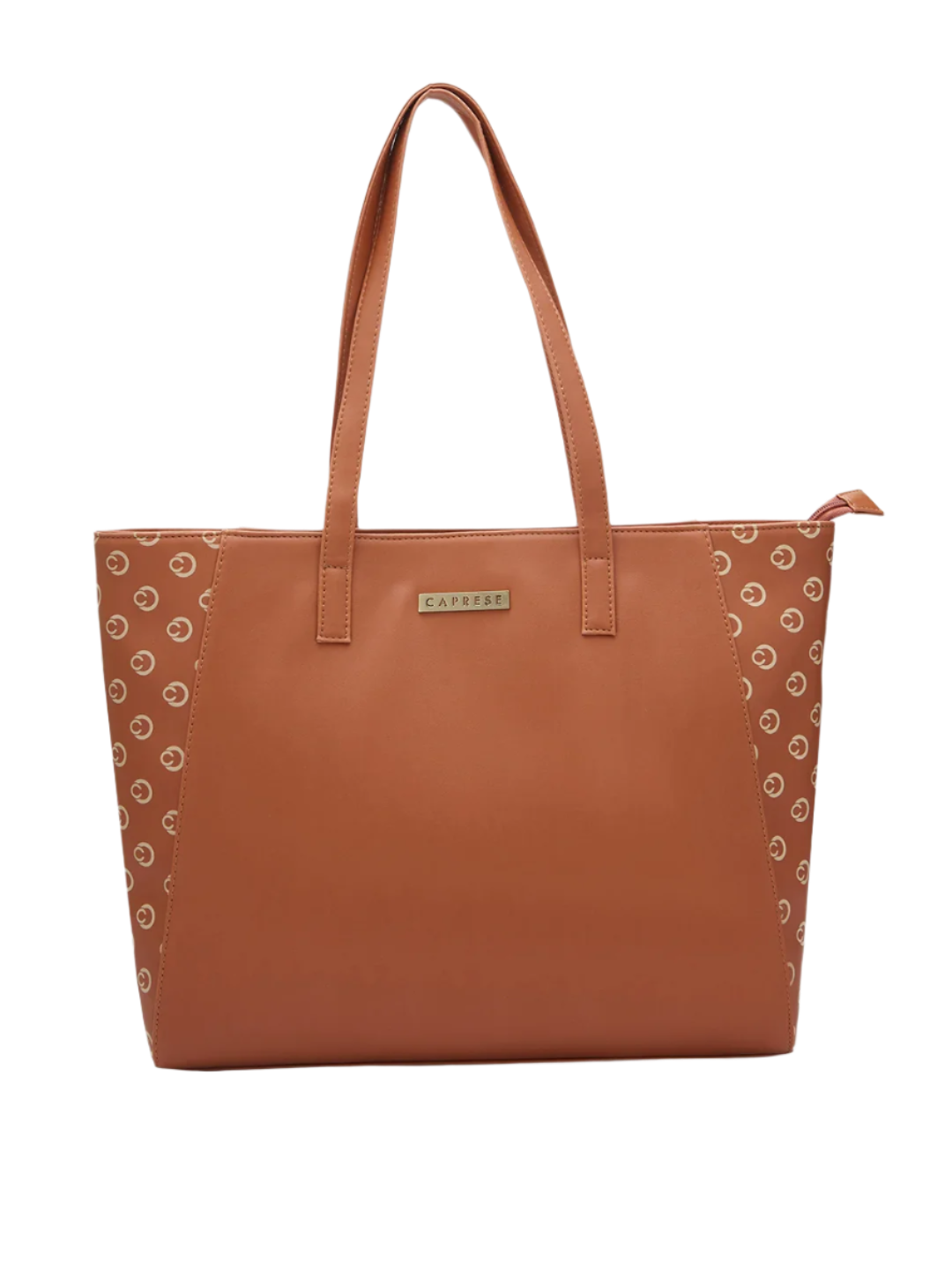 Buy Caprese Siesta Medium Tan Tote Bag @ Rs.1319 | Caprese Bags
