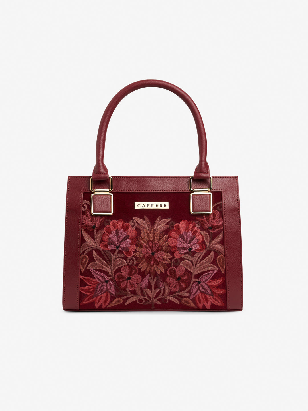 Buy Caprese Siji Tresna Small Red Tote Bag @ 4299 | Caprese Bags