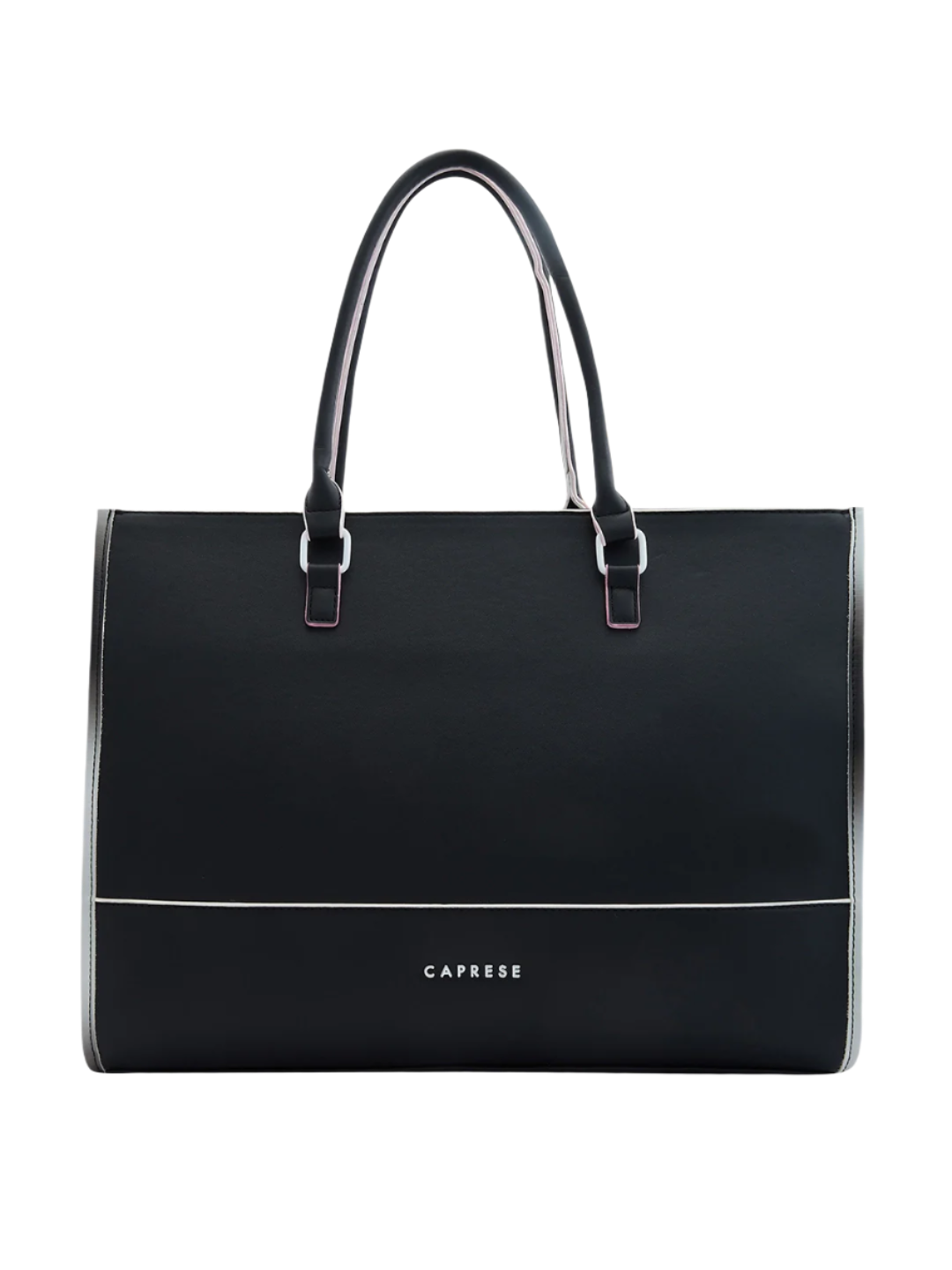 Buy Caprese Vivian Large Black Duffle Bag @ Rs.5999 | Caprese Bags