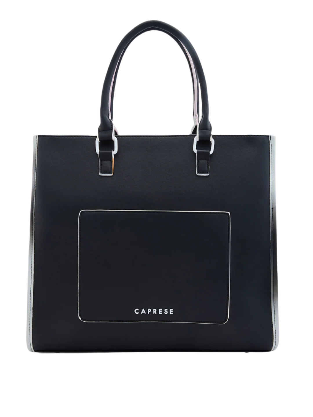 Buy Caprese Vivian Medium Black Tote Bag @ Rs.4999 | Caprese Bags