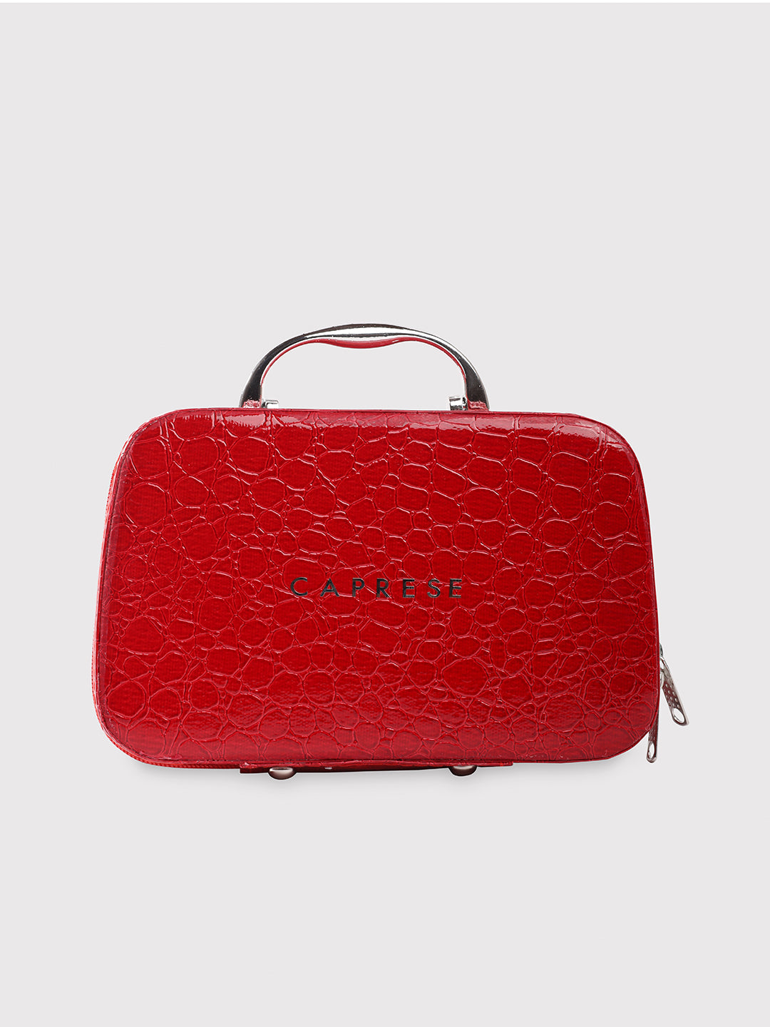 Buy Caprese Cortney Small Maroon Vanity Case @ 519 | Caprese Bags