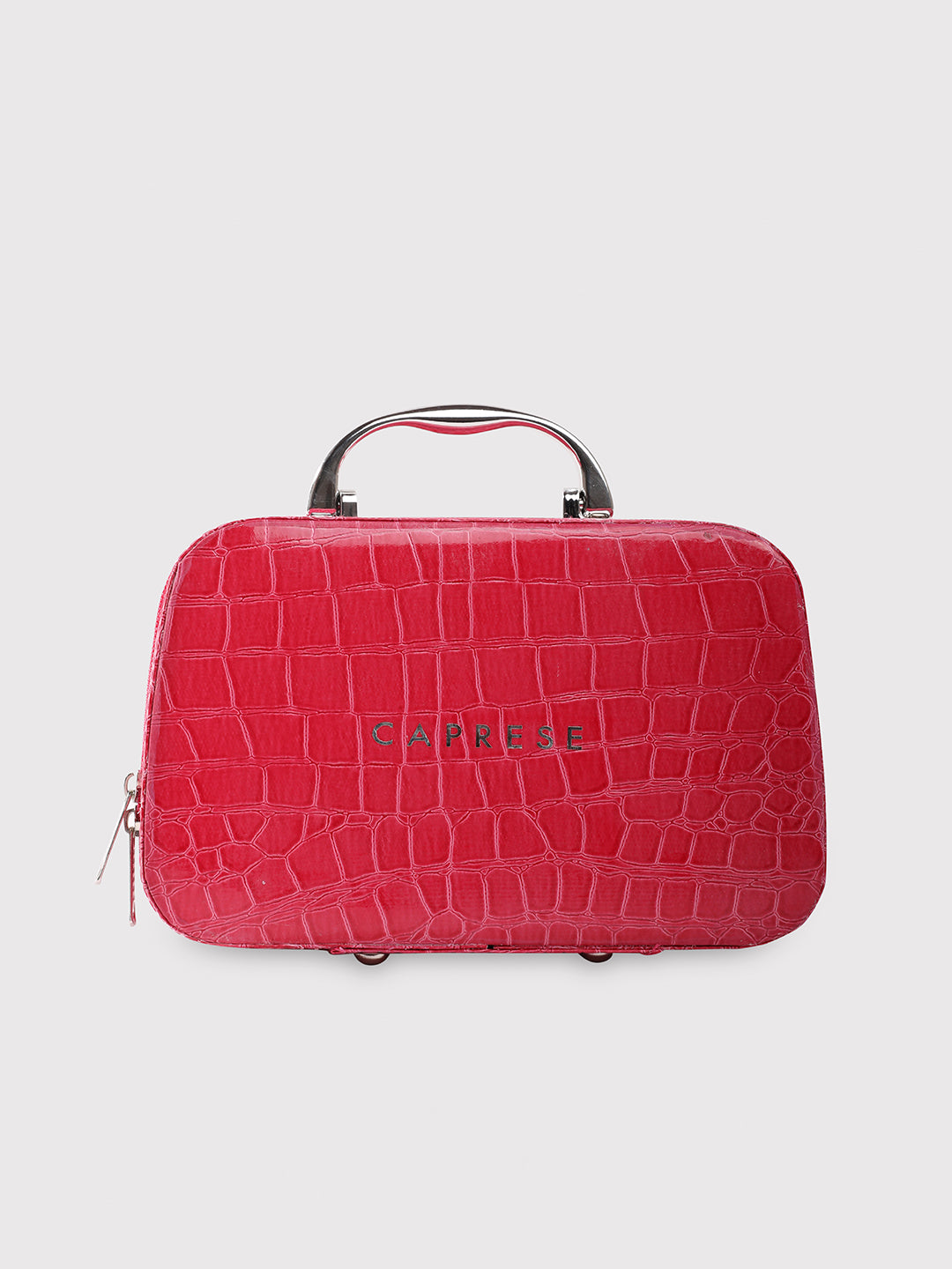 Buy Caprese Cortney Small Pink Vanity Case @ 519 | Caprese Bags
